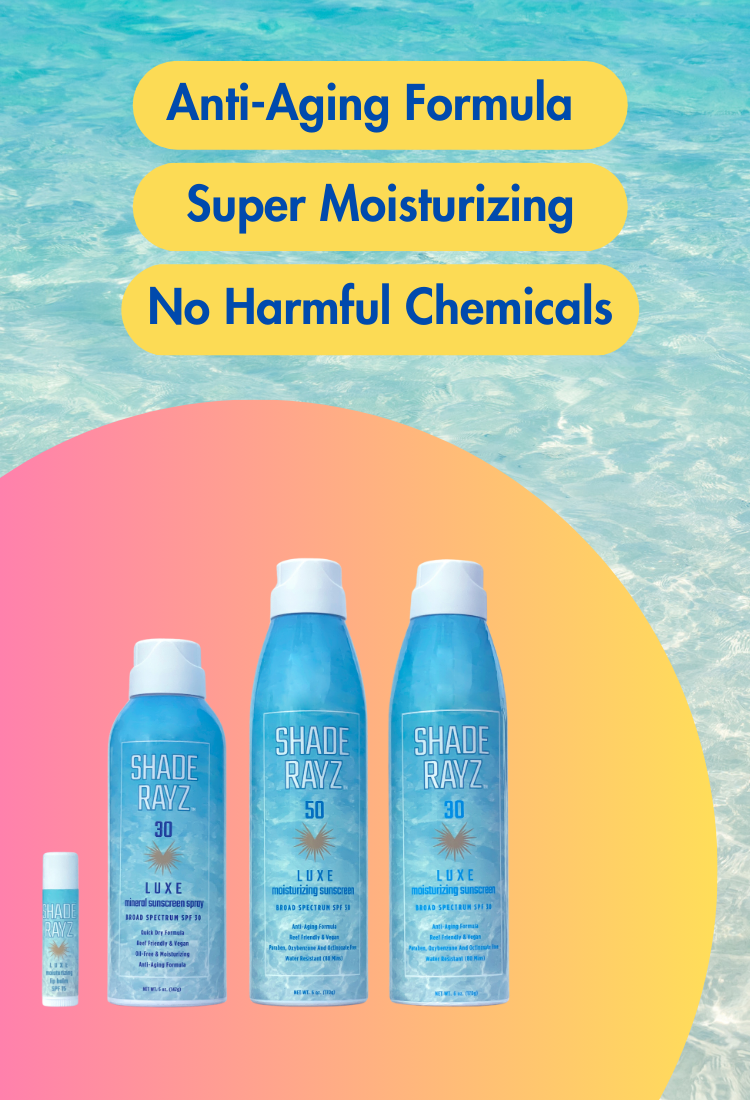 Shade Rayz Anti-Aging Sunscreen moisturizing hyaluronic acid