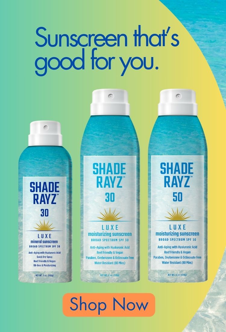 Shade Rayz Anti-Aging Sunscreen moisturizing hyaluronic acid